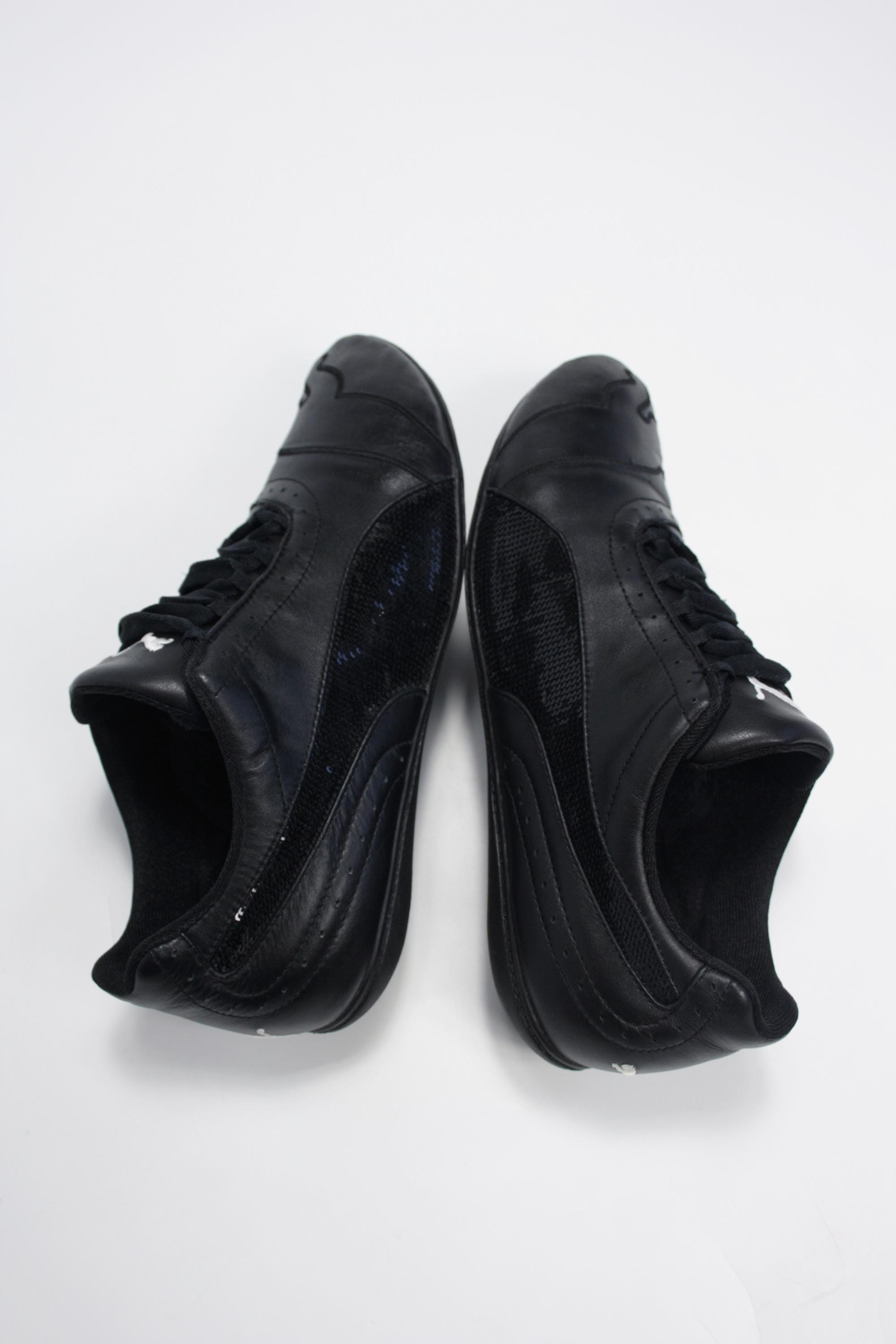 Puma 2000s Vintage Glitter Strip Leather Sneaker Shoes Y2K - Etsy