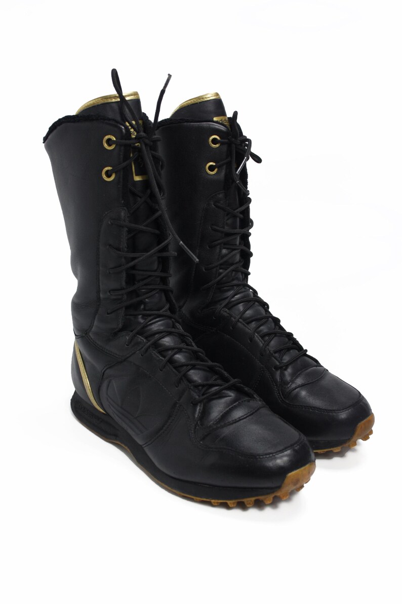 Adidas Missy Elliott Respect Me 2000s Vintage Fur Lined Leather Boots ...