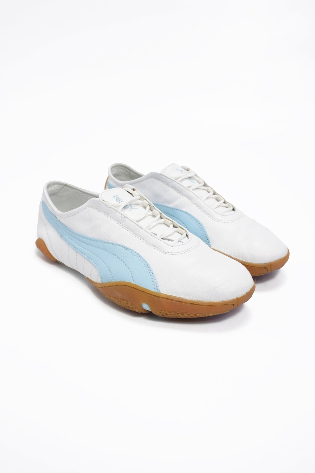 Puma 2000s Vintage Japanese Style Leather Unisex Sneaker Shoes Y2K - Etsy