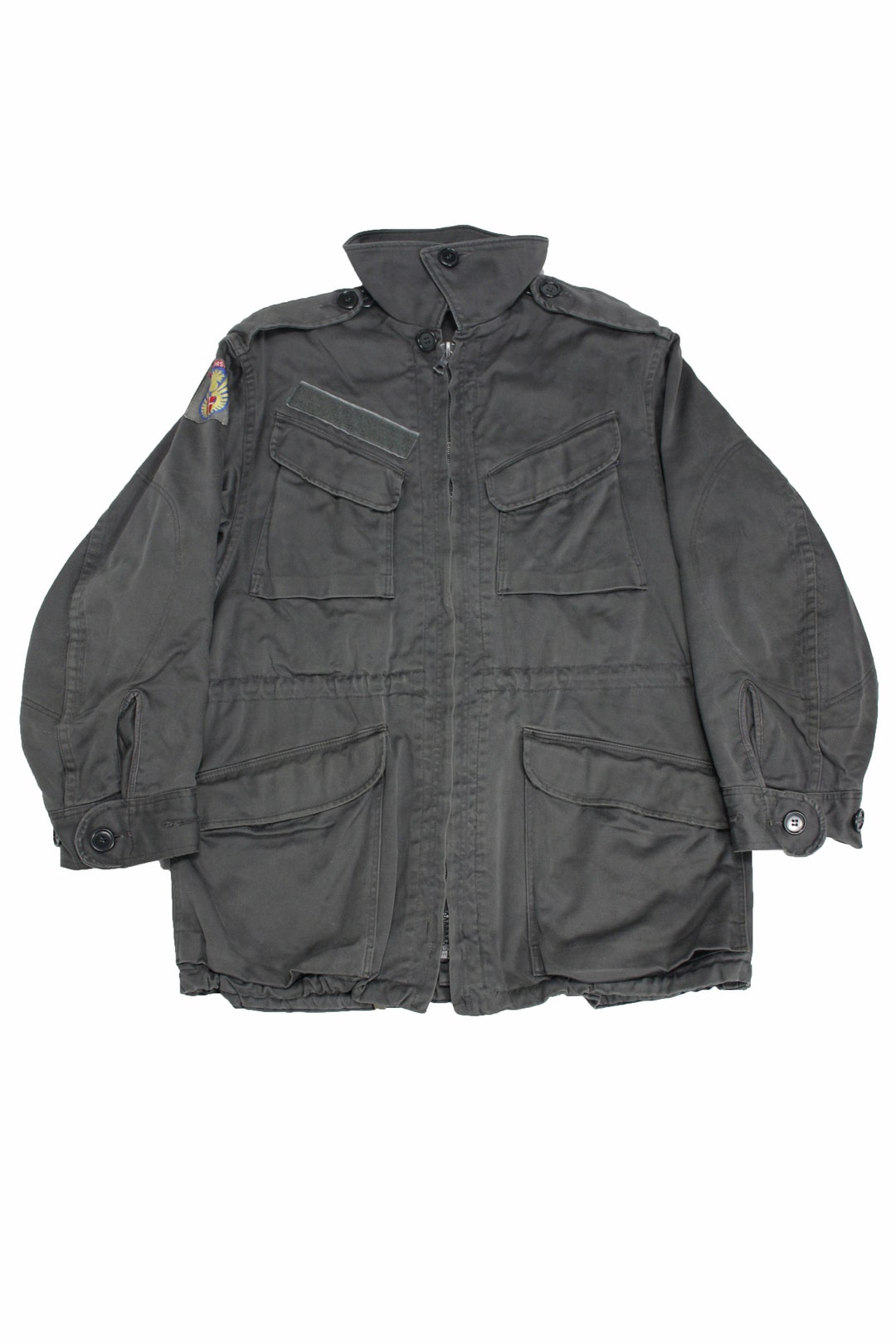 Denmark 80s Vintage CIVILFORSVARET Cold Weather Military Field Jacket ...