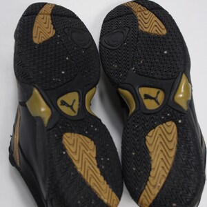 Puma 2000s Vintage Evertrack Leather Suede Chunky Sneaker Shoes Black ...