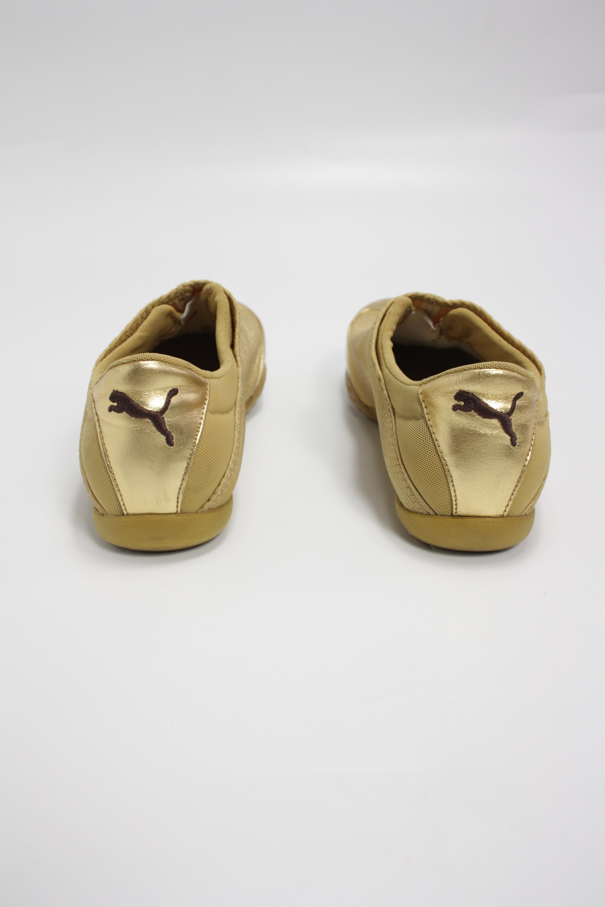 Puma 2000s Vintage Archive Gold Slip-on Sneaker Shoes Y2K - Etsy