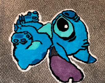 Stitch and Angel Rug - Etsy
