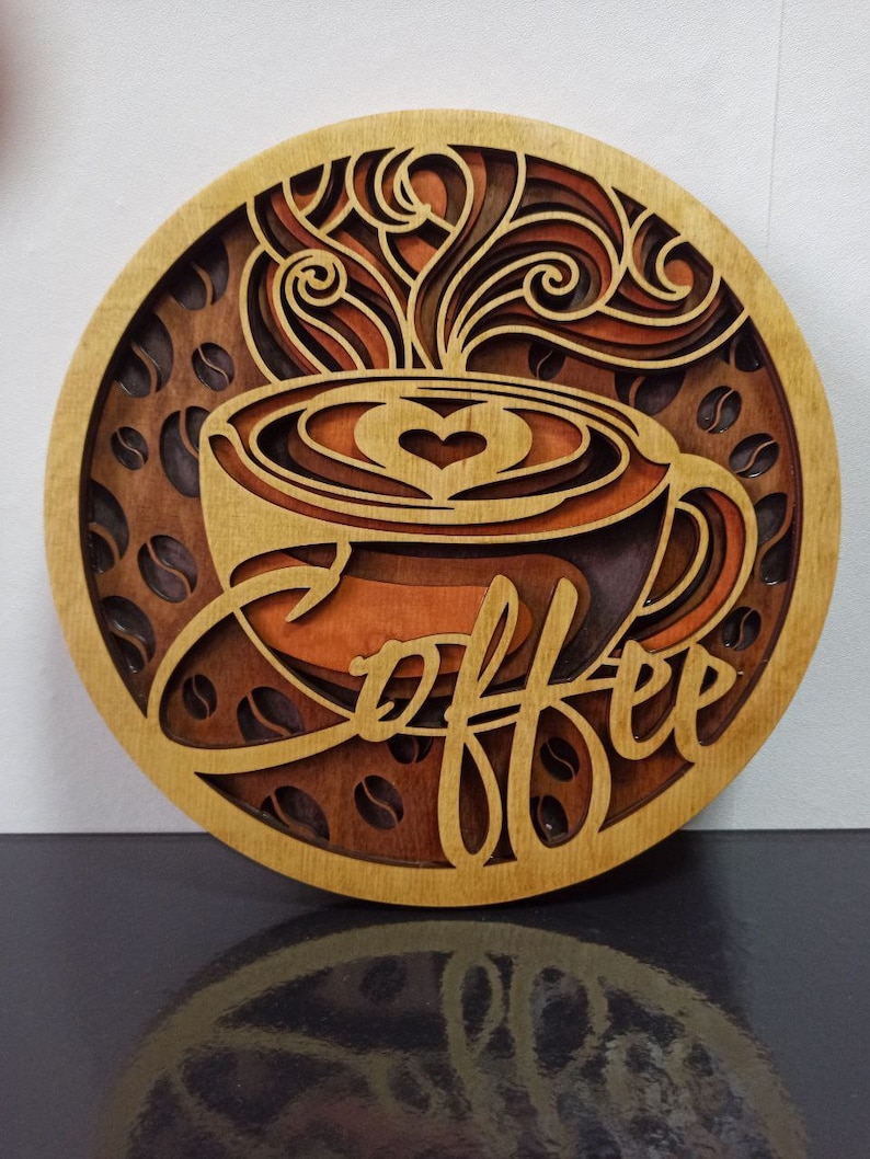 Wood Coffee Trivet — Hot Wood Pots Trivet SVG Cut File — Coaster Coffee ...