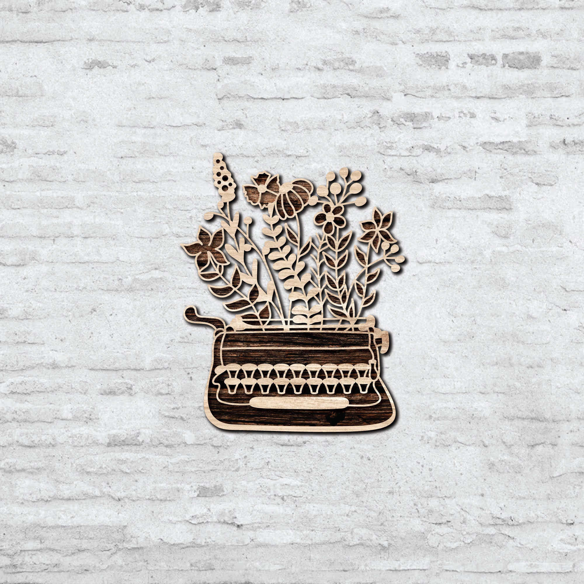 Typewriter SVG, Typewrite Laser Cut Digital File, Vintage Typewrite ...
