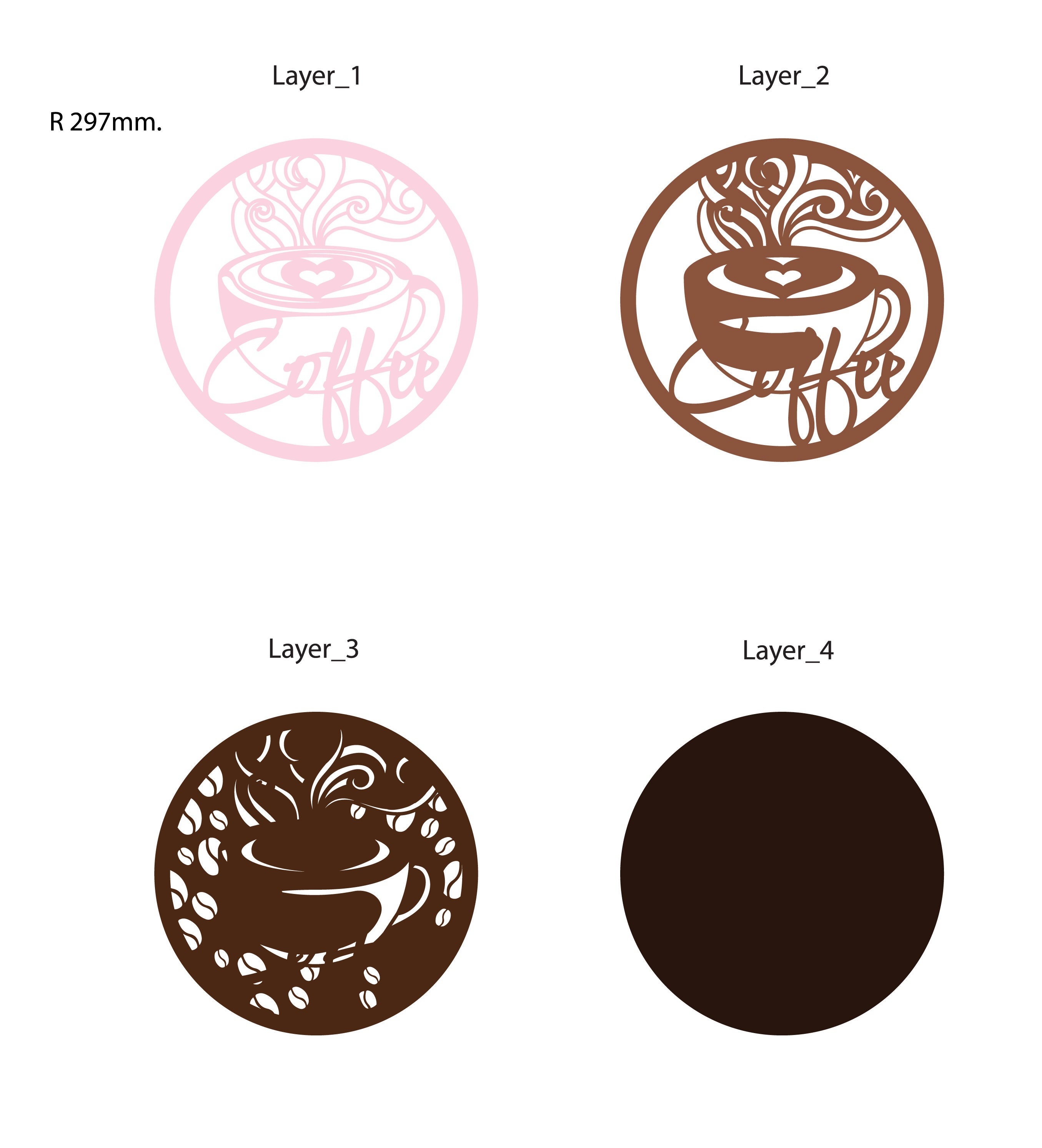 Wood Coffee Trivet — Hot Wood Pots Trivet SVG Cut File — Coaster Coffee ...