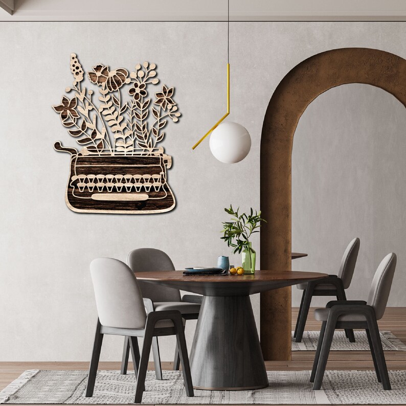 Typewriter SVG, Typewrite Laser Cut Digital File, Vintage Typewrite ...