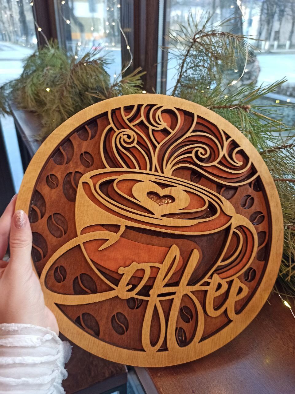 Wood Coffee Trivet — Hot Wood Pots Trivet SVG Cut File — Coaster Coffee ...