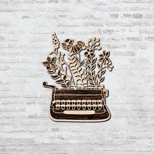 Typewriter SVG, Typewrite Laser Cut Digital File, Vintage Typewrite ...