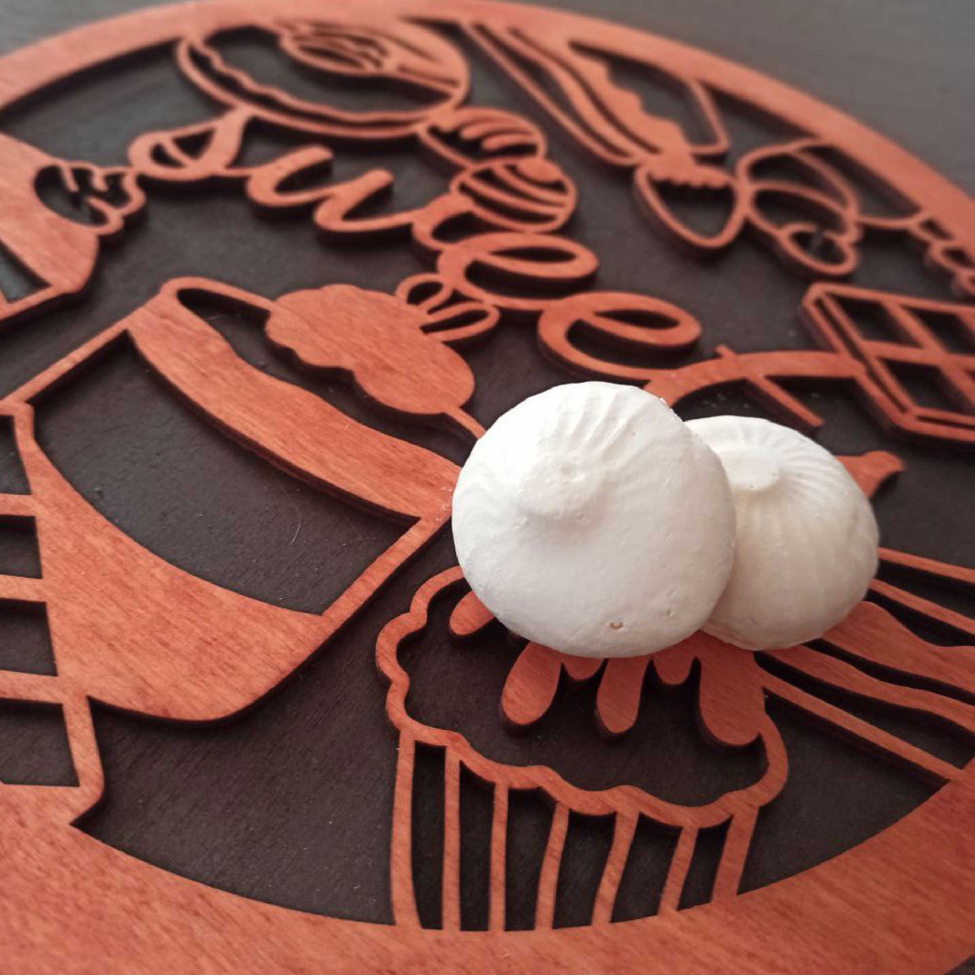 Wood Trivet Sweets Laser Cut Digital Design for Hot Pots Trivet SVG Cut ...