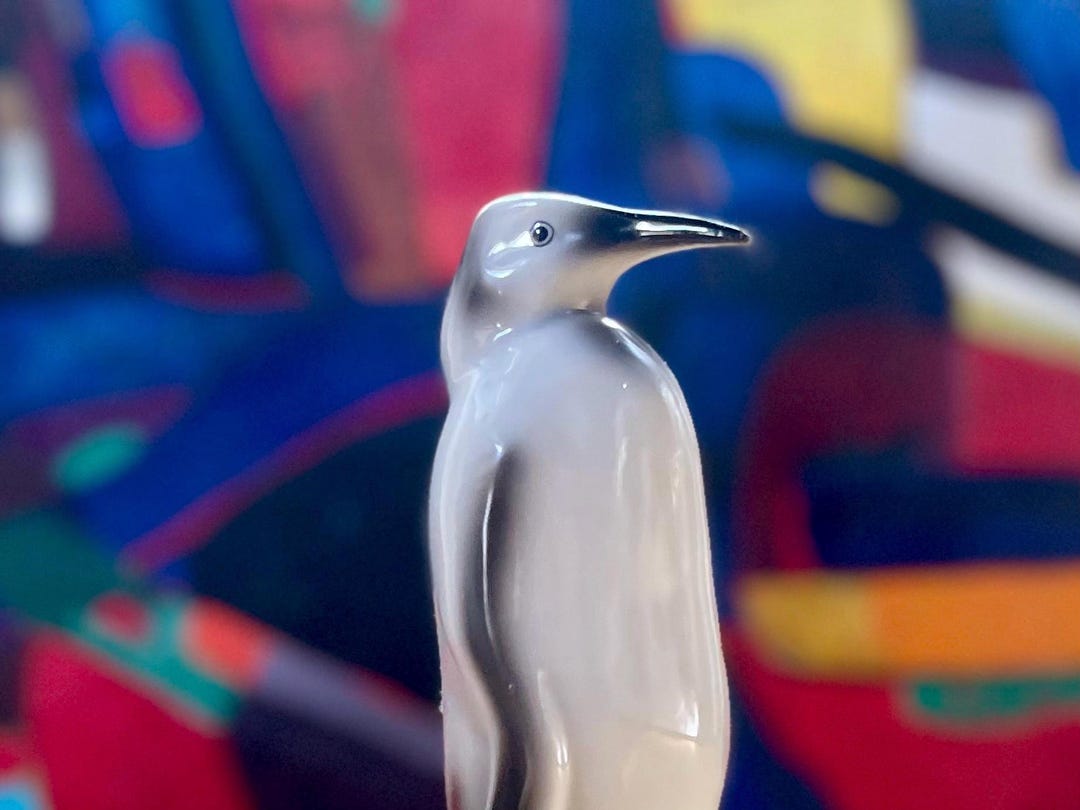 Vintage Hollohaza Porcelain Penguin – Mid-century Modern Art Deco ...