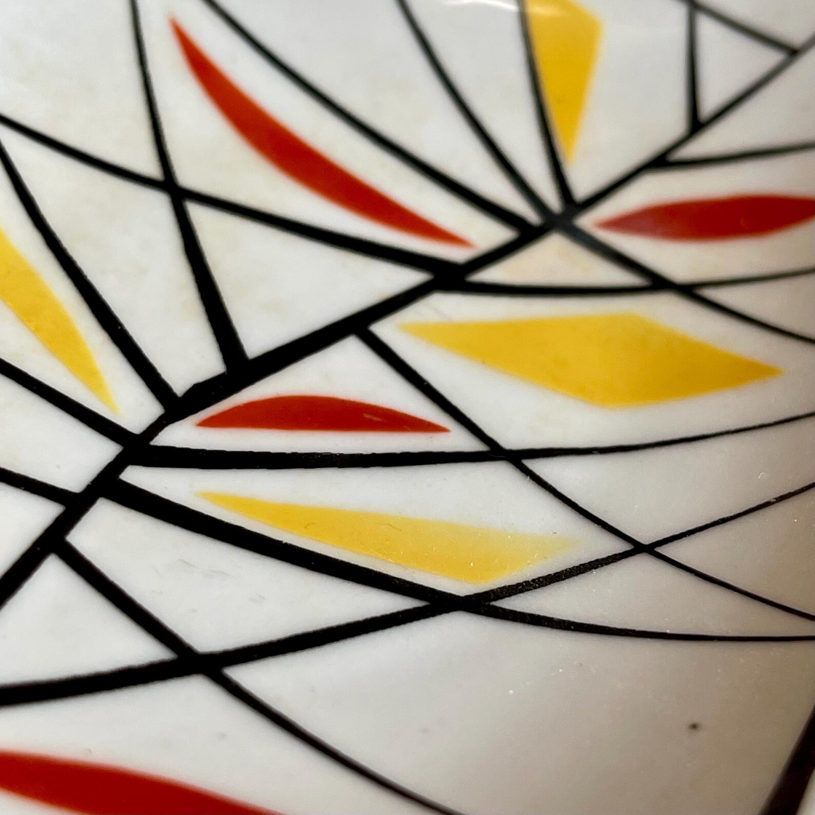 Leaf Form Asymmetric Oval Porcelain Plate Very Rare Vintage 1950s-1960s ...