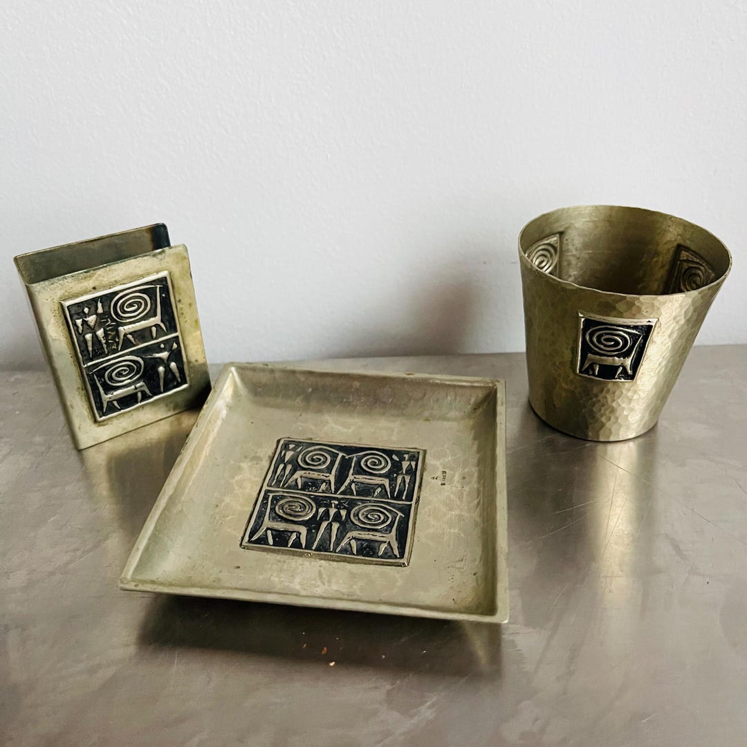 Modernist 3 Part Cigarette Set, Mcm Cigarette Accessories, Cup, Match ...
