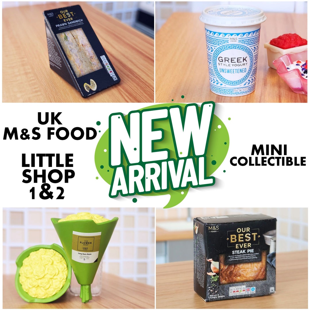 UK Marks & Spencer Food Little Shop Mini Brands Supermarket ...