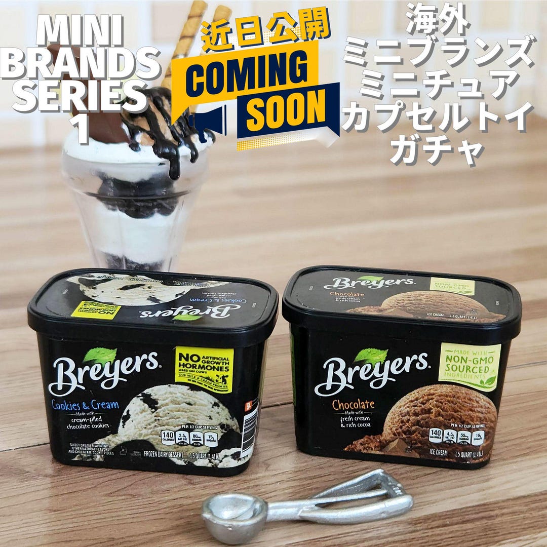 Mini Brands Breyers Ice Cream Supermarket Collectibles Dollhouse ...