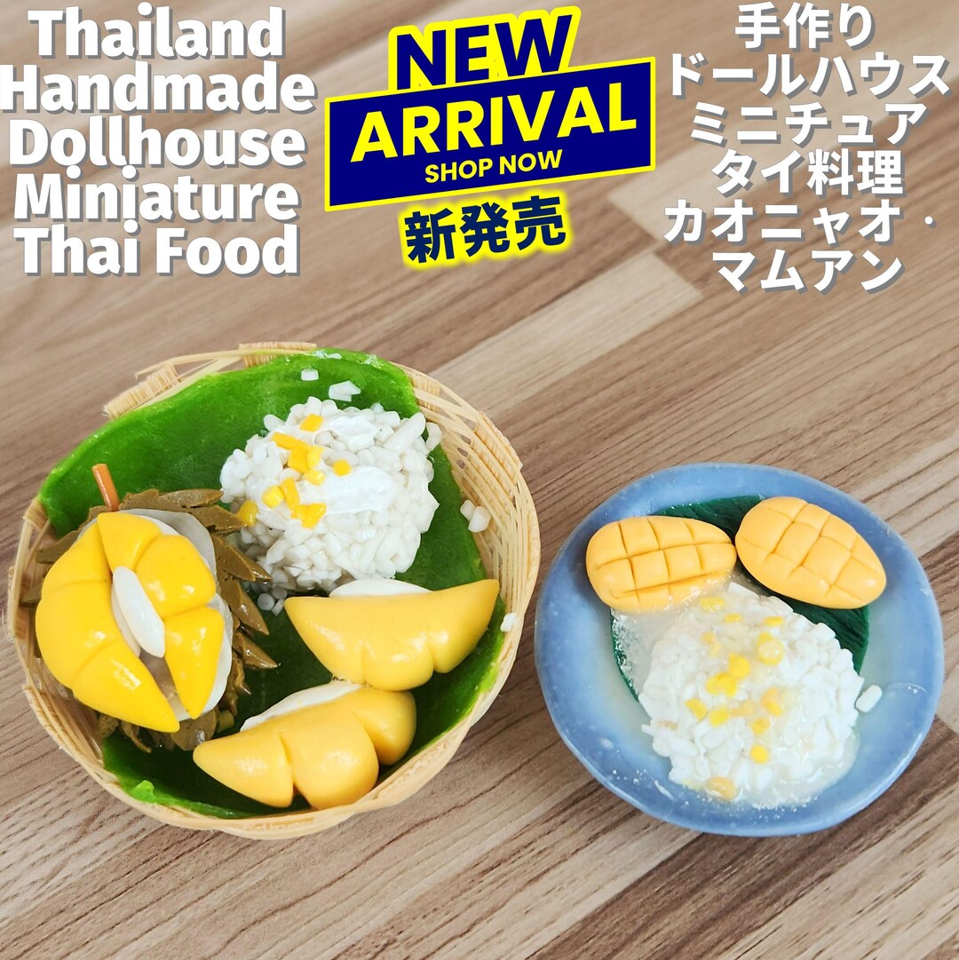 1:6 Scale Thai Food Miniature DIY Components for Fridge Magnet and ...