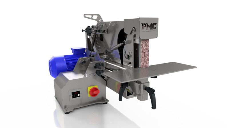 CAD 3D Model Belt Grinder 50×2000 *step File* Plan Dxf Beltgrinder 2x72 ...