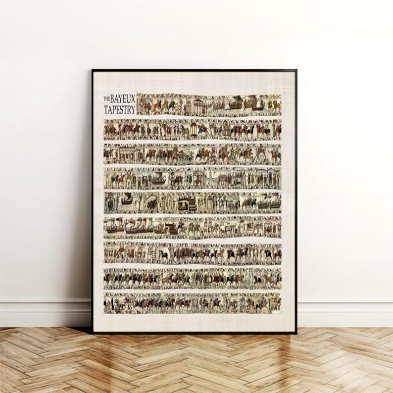 La Tapisserie De Bayeux COMPLETE Poster - Etsy