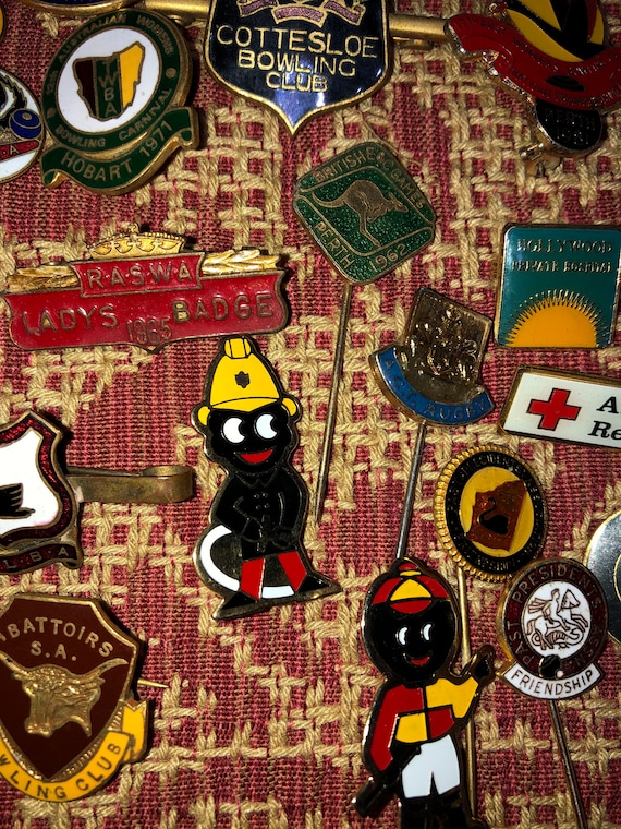 30 Vintage pins and badges from 1960s - 1990s, Bowlin… - Gem