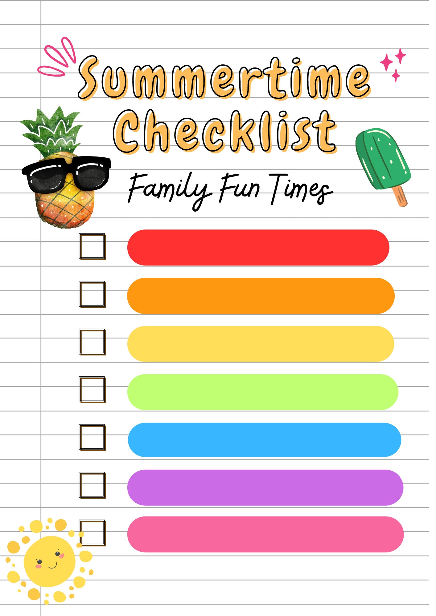 Family Plan BUNDLE, Printable Pdf or Digital Editable Files, Customize ...