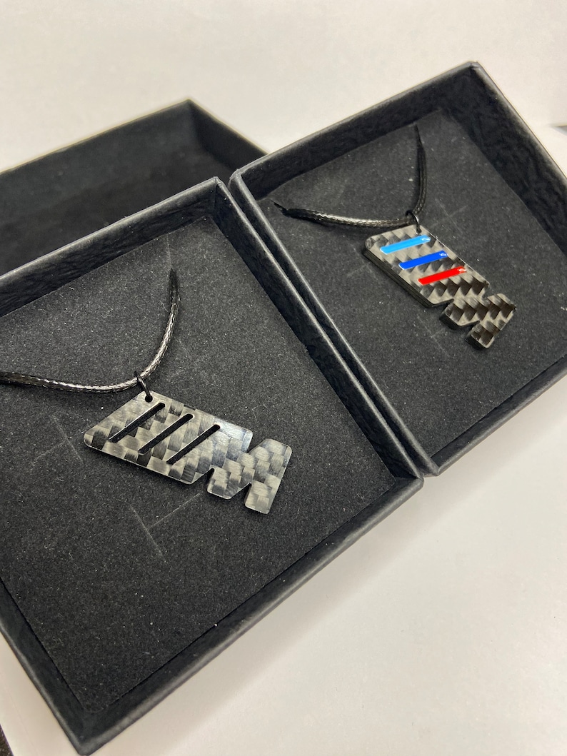 BMW M Carbon Fiber Necklace - Etsy