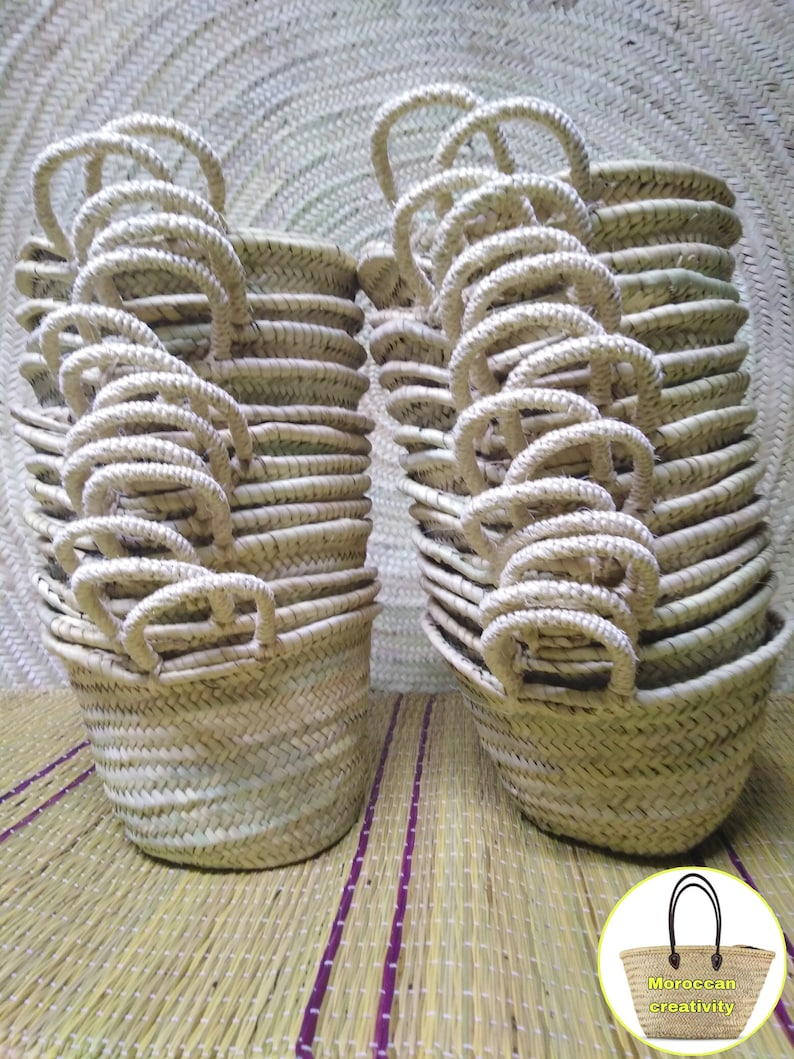 Small Straw Basket , Bridal Shower Bags - Etsy