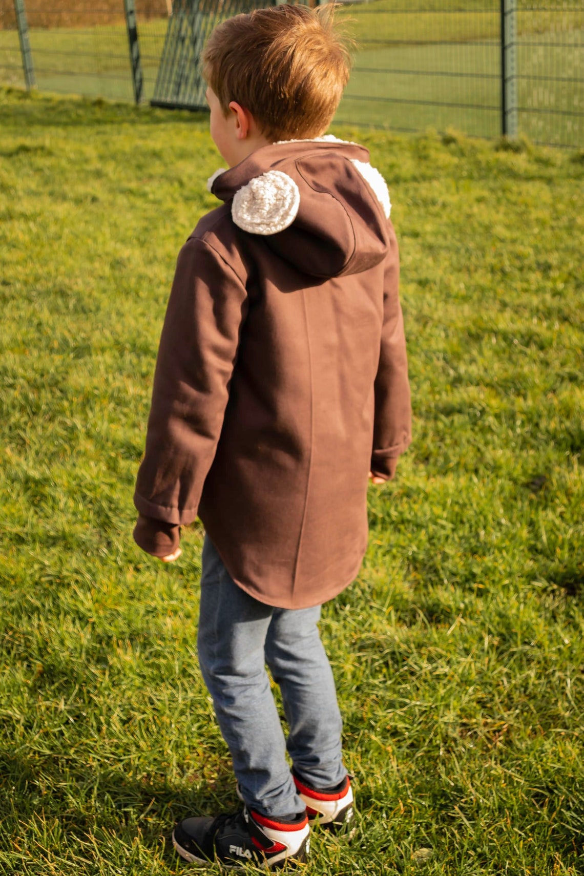 Puk Jacket | Sewing Pattern for Boys and Girls Wool Linen Softshell ...