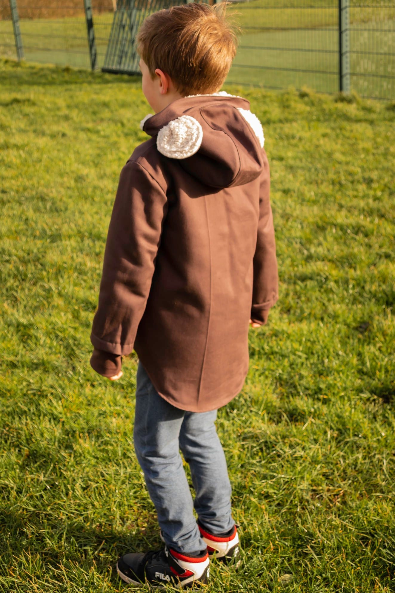 Puk Jacket | Sewing Pattern for Boys and Girls Wool Linen Softshell ...