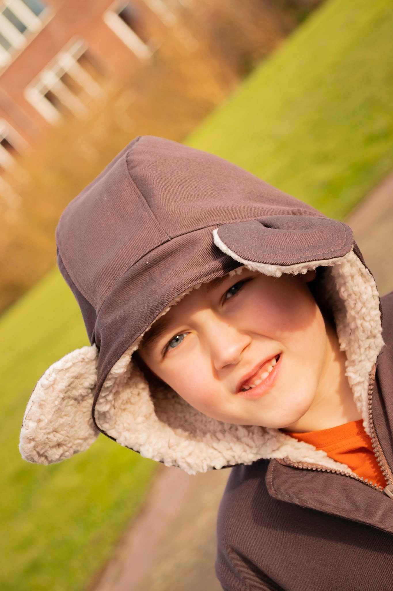 Puk Jacket | Sewing Pattern for Boys and Girls Wool Linen Softshell ...