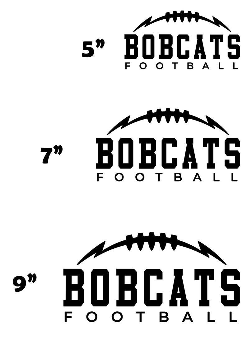 Custom Football Team Car Decal \\ Personalized Football Car Sticker ...