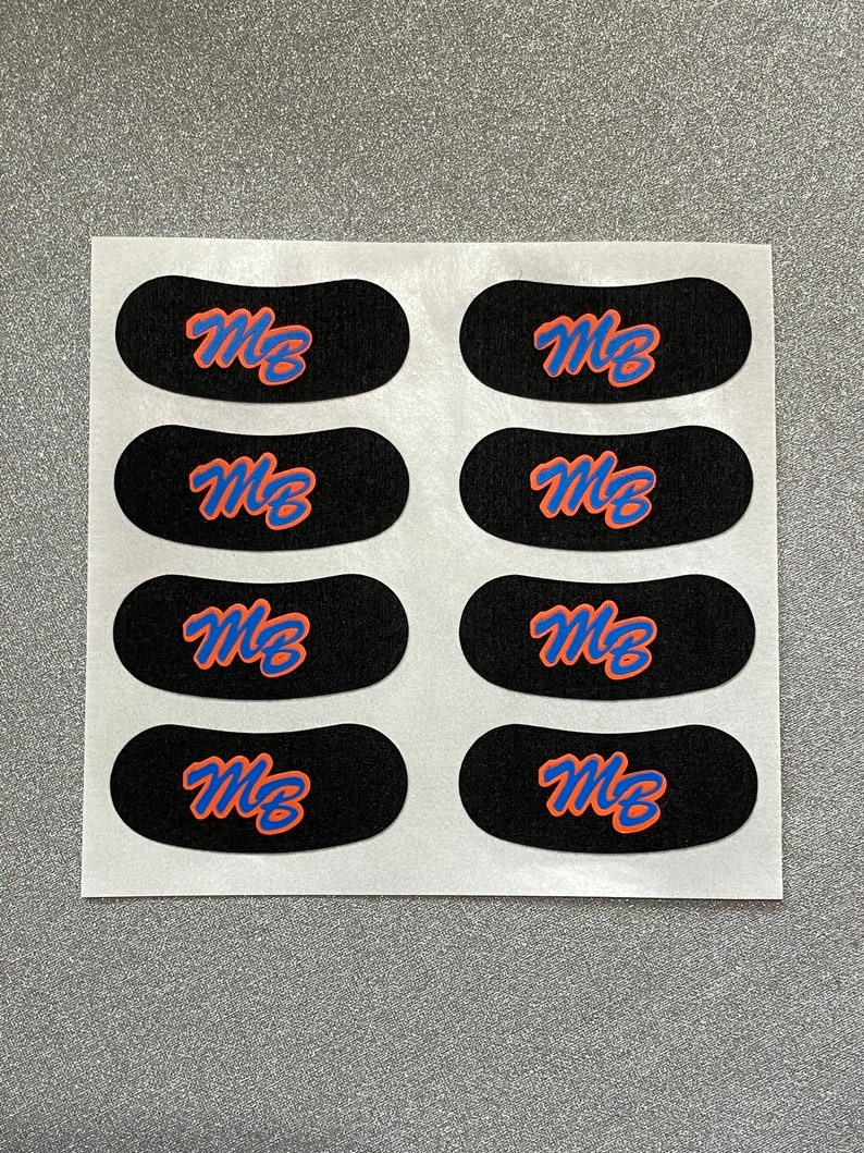 Custom Eye Black Stickers TWO Colors Custom Player Gift - Etsy