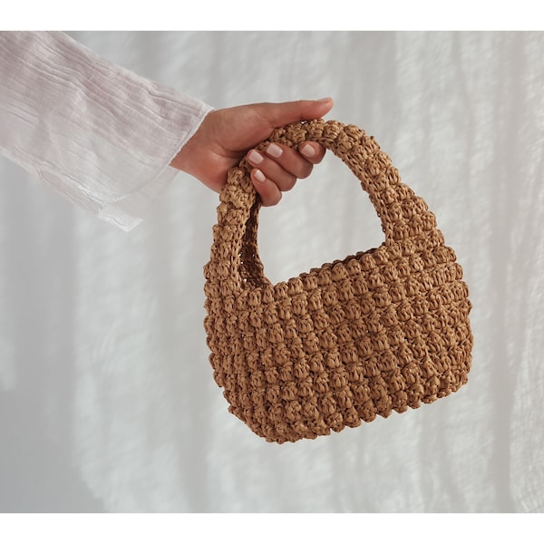 Boho Crochet Bag Small - Etsy