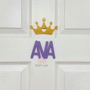 Personalized Door Sign | Name Sign Decor | 3D Printed Name Sign ...