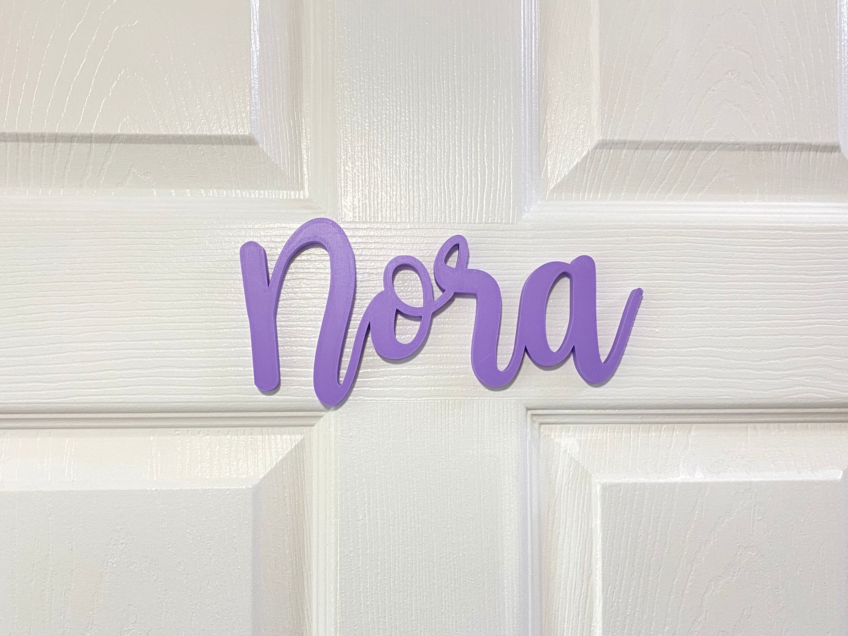 Personalized Door Sign Name Sign Decor 3D Printed Name - Etsy