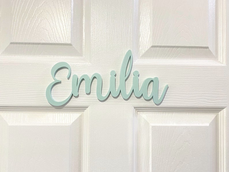 Personalized Door Sign Name Sign Decor 3D Printed Name - Etsy