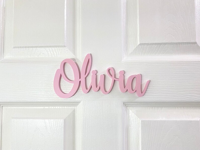 Personalized Door Sign Name Sign Decor 3D Printed Name - Etsy