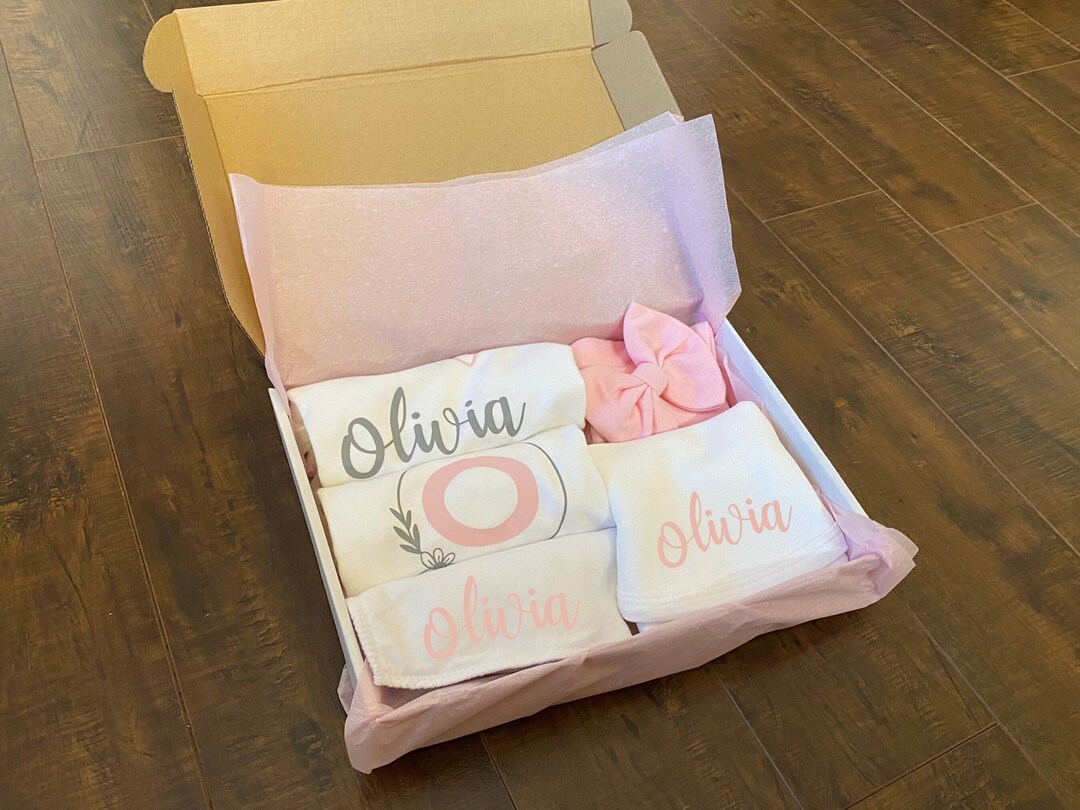 Baby Welcome Box custom Baby Gift Set Personalized Baby Gift baby Girl ...