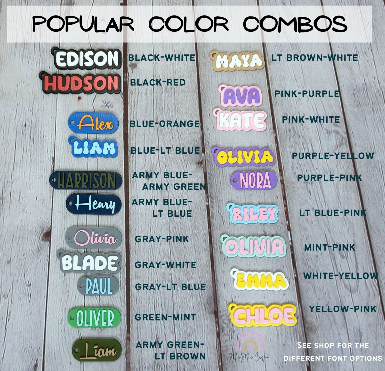 Small Custom Keychain Capital Letter Name Keychain Personalized ...