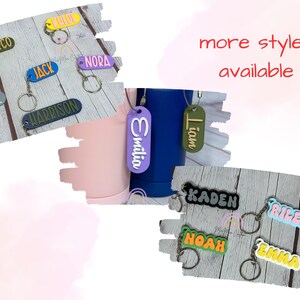 Small Custom Keychain | Capital Letter Name Keychain | Personalized ...