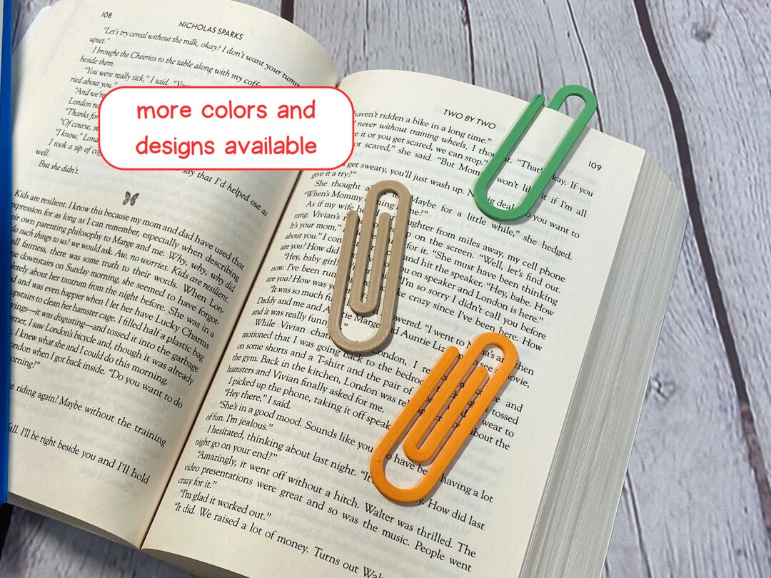 Custom 3D Printed Bookmark Kids Bookmark Flower Bookmark - Etsy