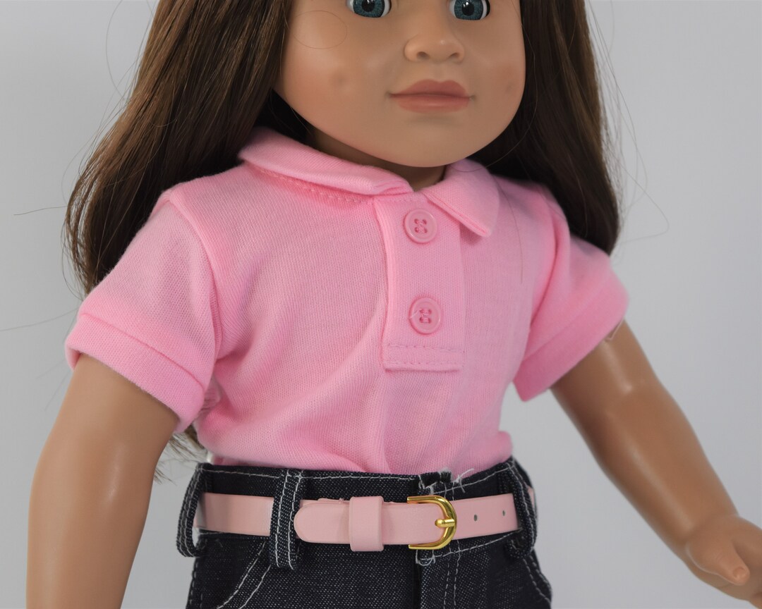 Doll Clothes A Classic Pink Polo Shirt for Any 18-inch Dolls - Etsy