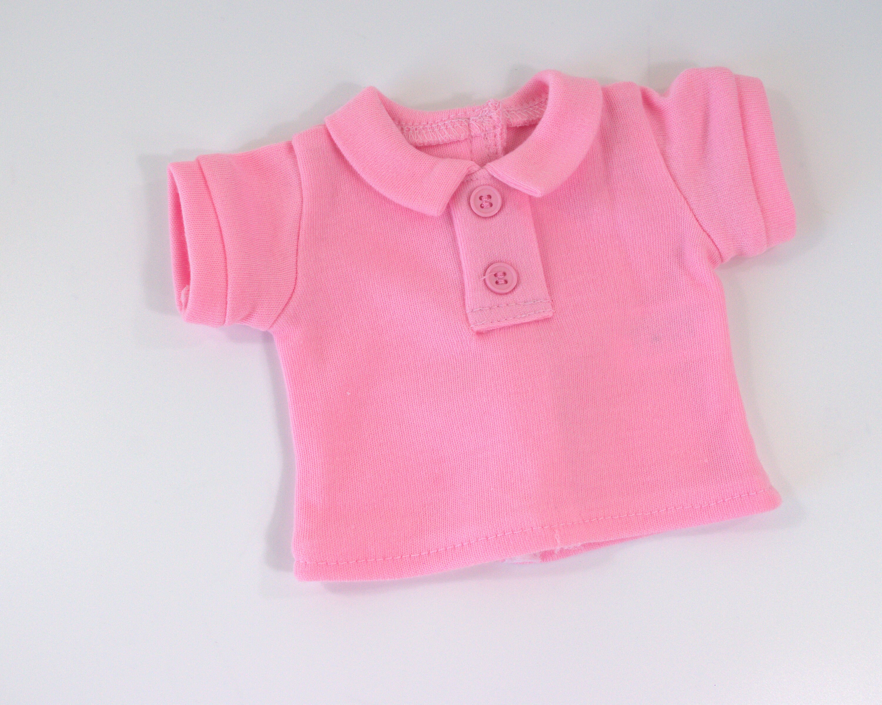 Doll Clothes A Classic Pink Polo Shirt for Any 18-inch Dolls - Etsy