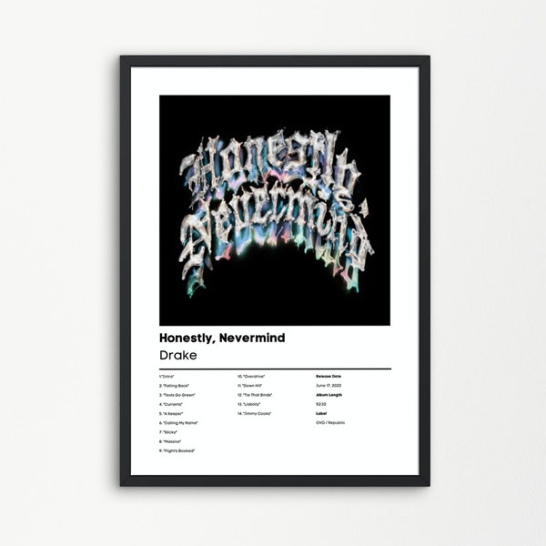 Honestly Nevermind Poster - Etsy UK