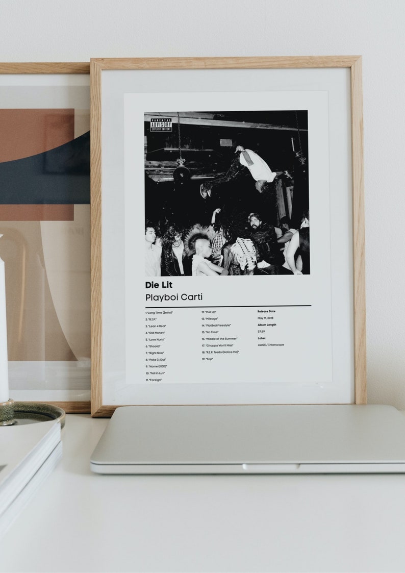 Playboi Carti Die Lit Playboi Carti Music Gift Birthday - Etsy UK