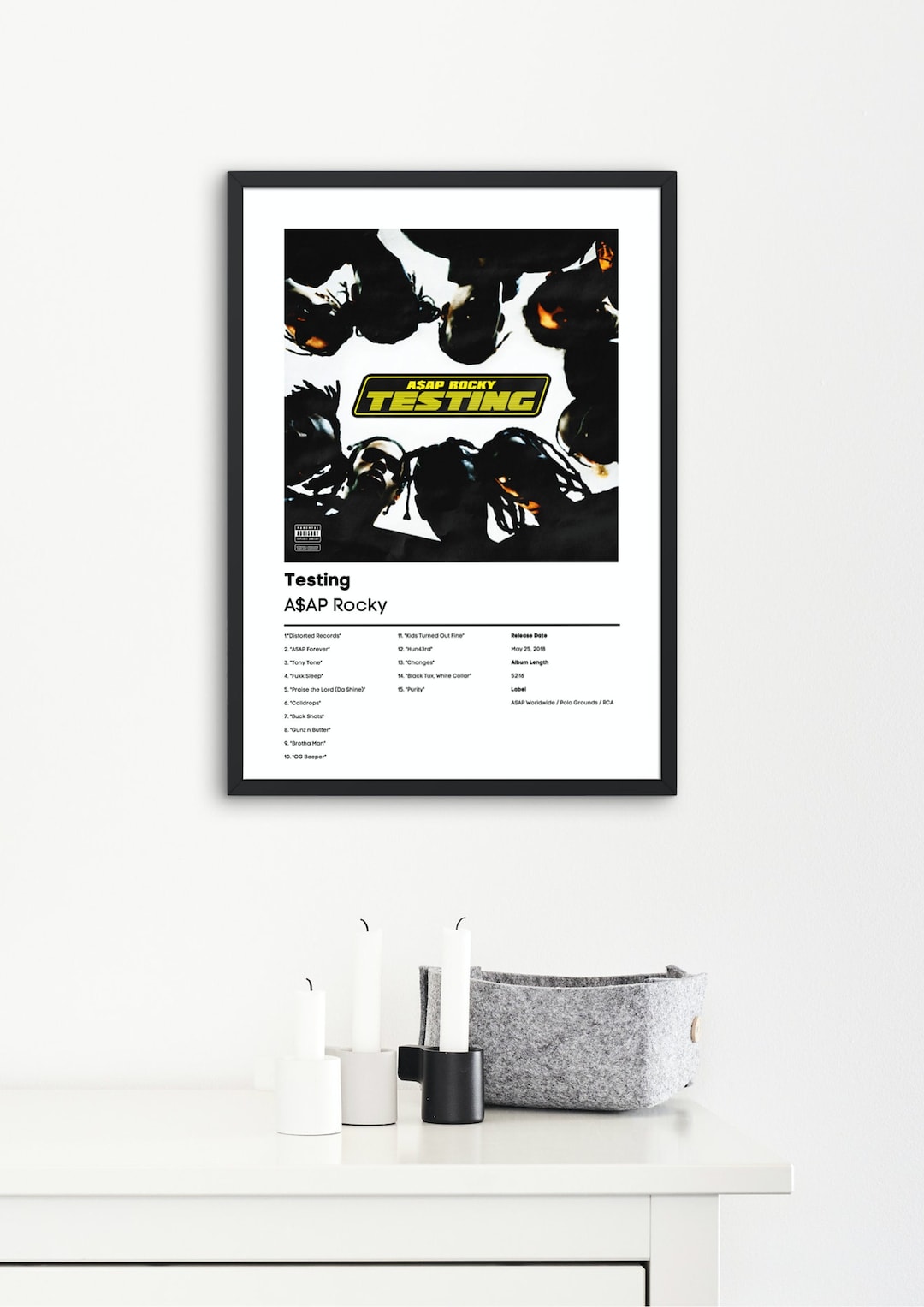 ASAP Rocky, Testing ASAP Rocky Music Gift Birthday Gift ASAP Rocky ...