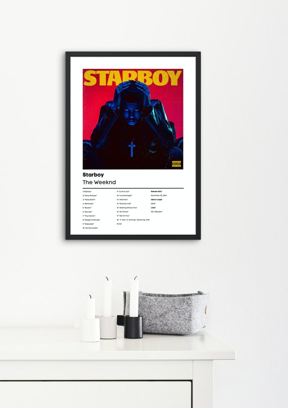 The Weeknd Starboy the Weeknd Music Gift Birthday Gift - Etsy