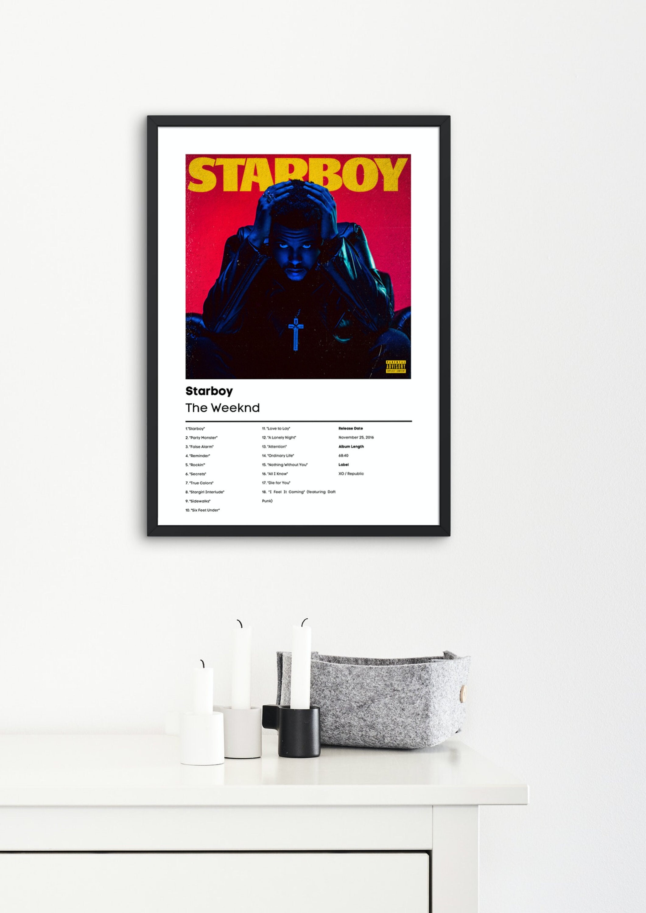 The Weeknd, Starboy the Weeknd Music Gift Birthday Gift Weeknd Album ...