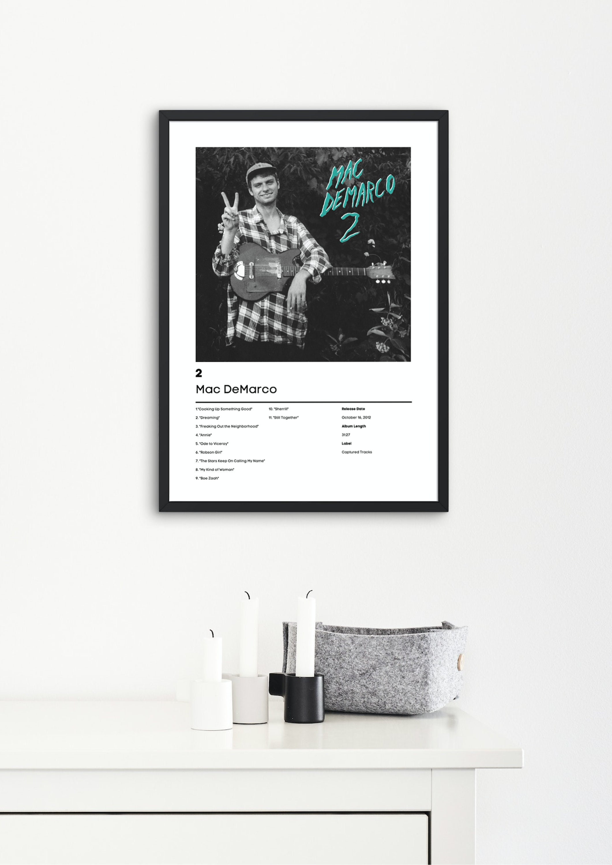 Mac Demarco, 2 Mac Demarco Music Gift Birthday Gift Mac Demarco Album ...