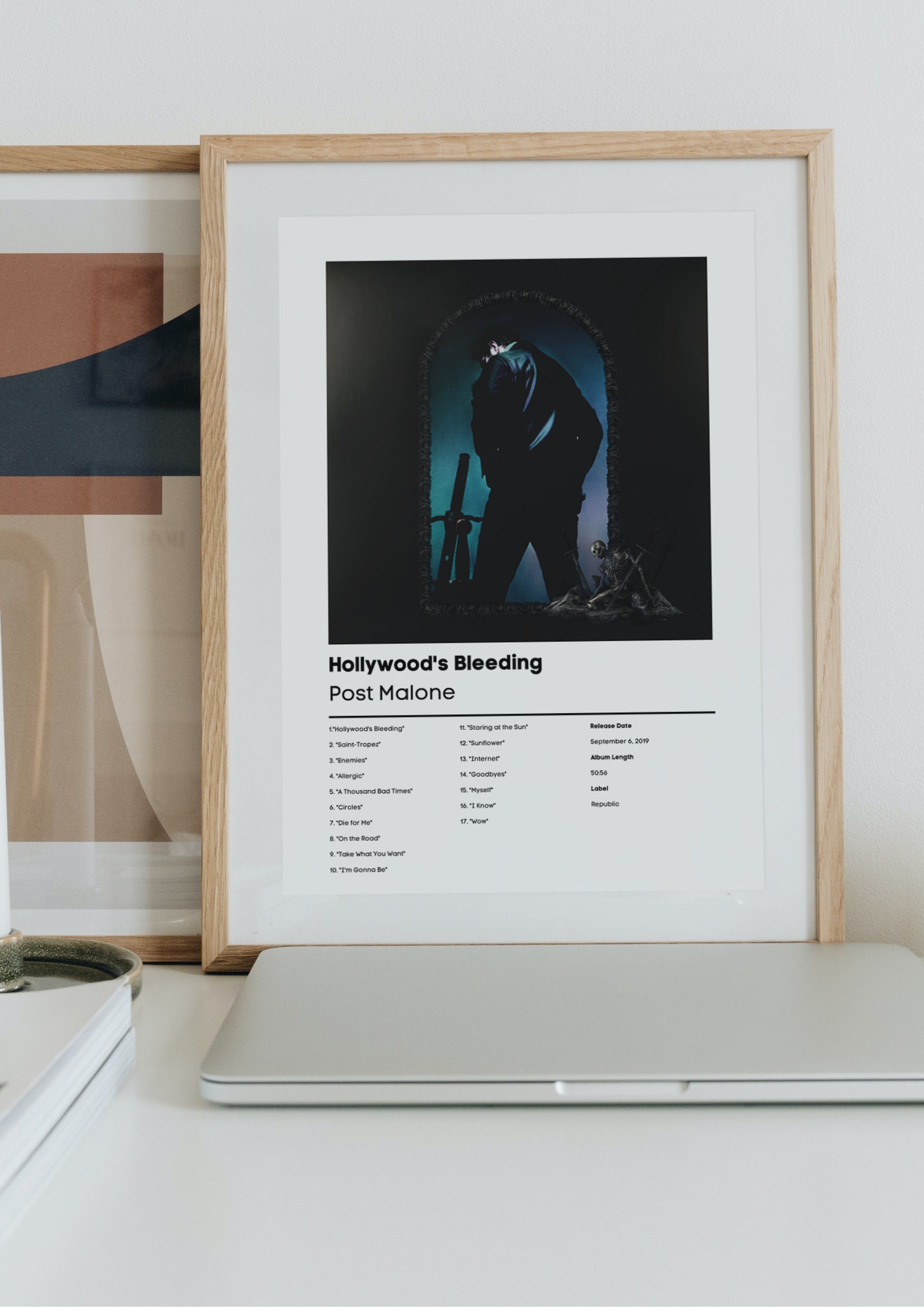 Post Malone, Hollywoods Bleeding | Post Malone Musik Poster verkauft ...