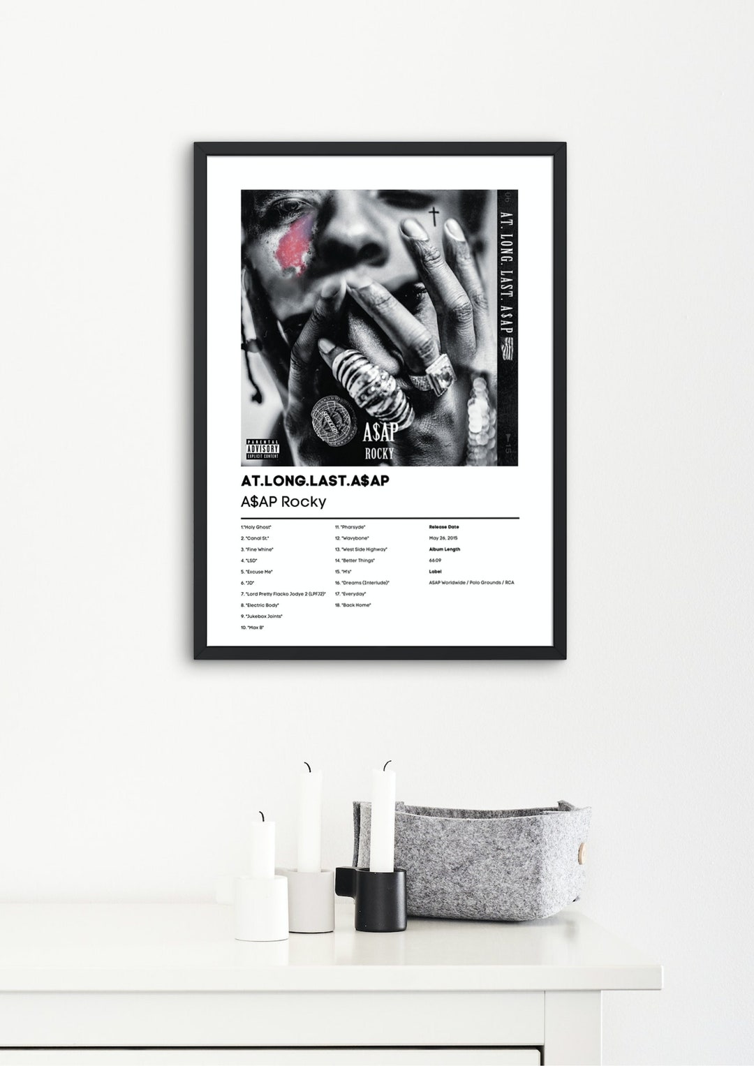 ASAP Rocky, at Long Last Asap ASAP Rocky Music Gift Birthday Gift ASAP ...